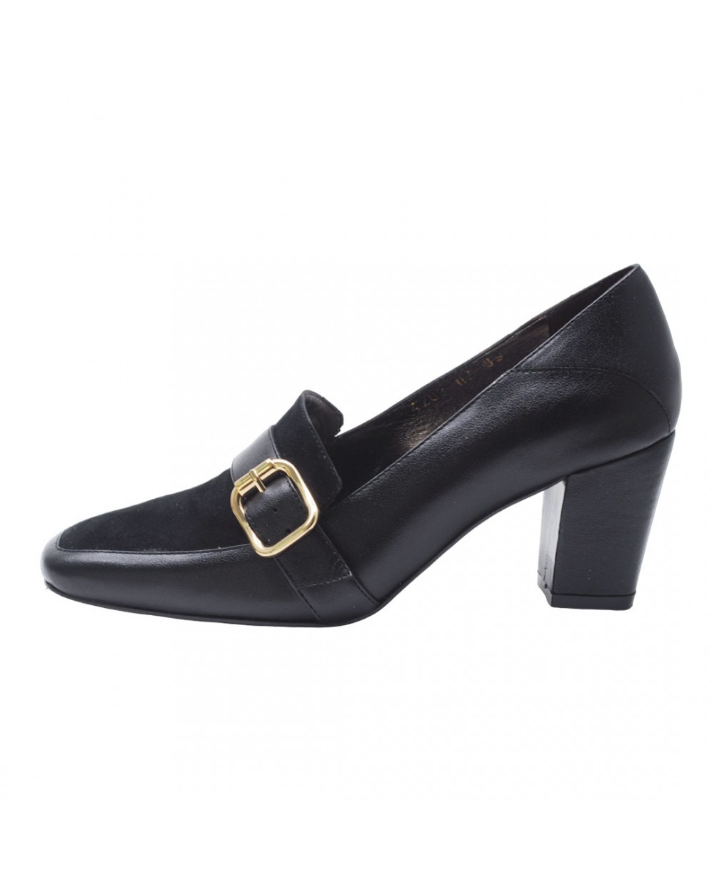 Chaussures En Cuir - NOIR